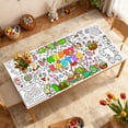 Easter Theme Coloring Poster Waterproof Paper Tablecloth, Kids Fun ...