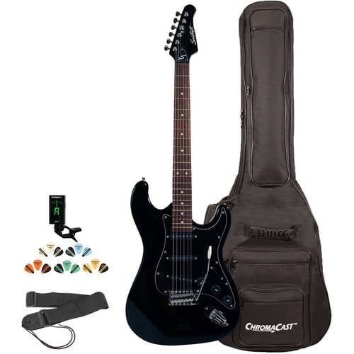 Sawtooth ES Series Electric Guitar Kit with ChromaCast Gig Bag and ...
