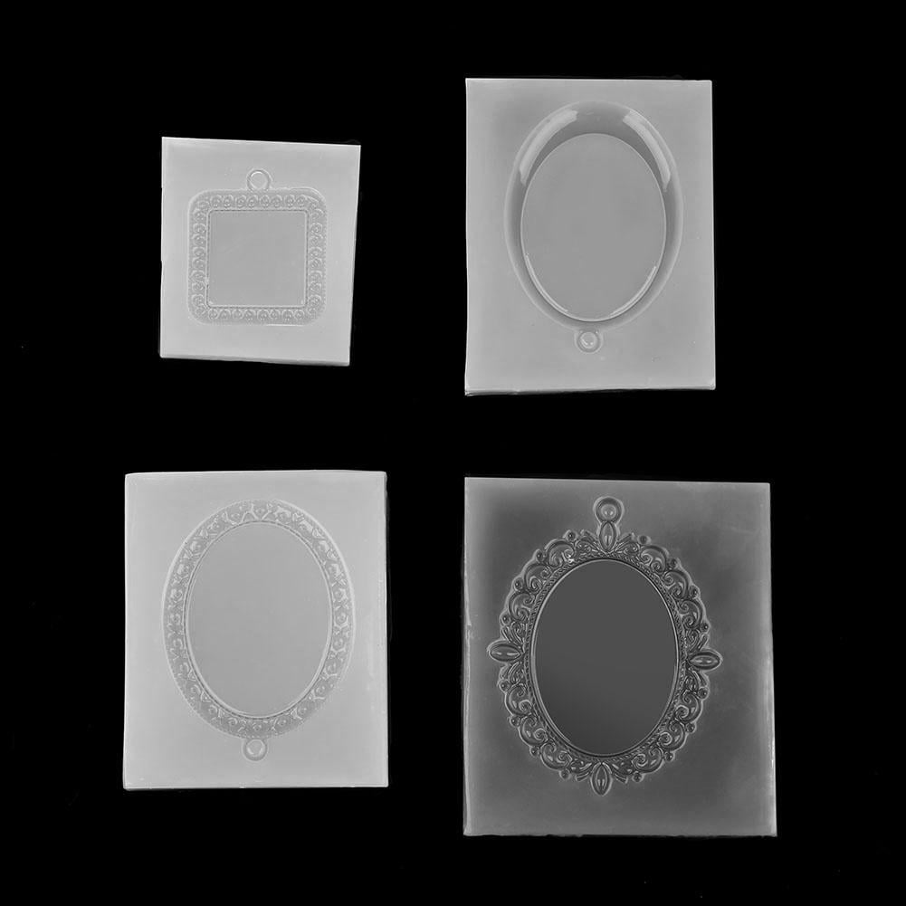 Click here for Sonew 4pcs Silicone Molds Epoxy Resin Diy Mold Ova... prices