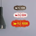 Signs ByLITA Designer File Room Sign (Brushed Gold) - Small - Walmart.com