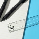 Mr. Pen- Set of 3 Clear Plastic Rulers, 6 inch, Drafting and Measuring ...