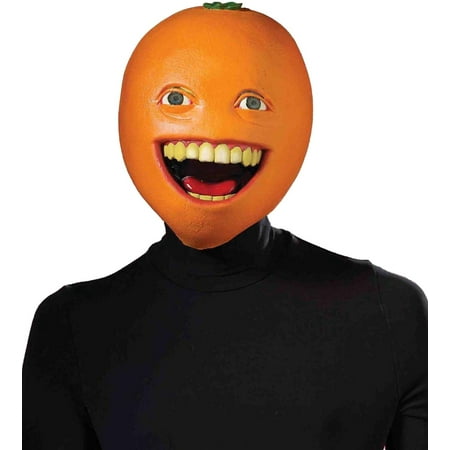 Annoying Orange Overhead Latex Mask Funny Creepy Costume Accessory ...