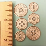 Button Metal Die Cuts, Button Cutting Dies Mold for DIY Scrapbooking ...