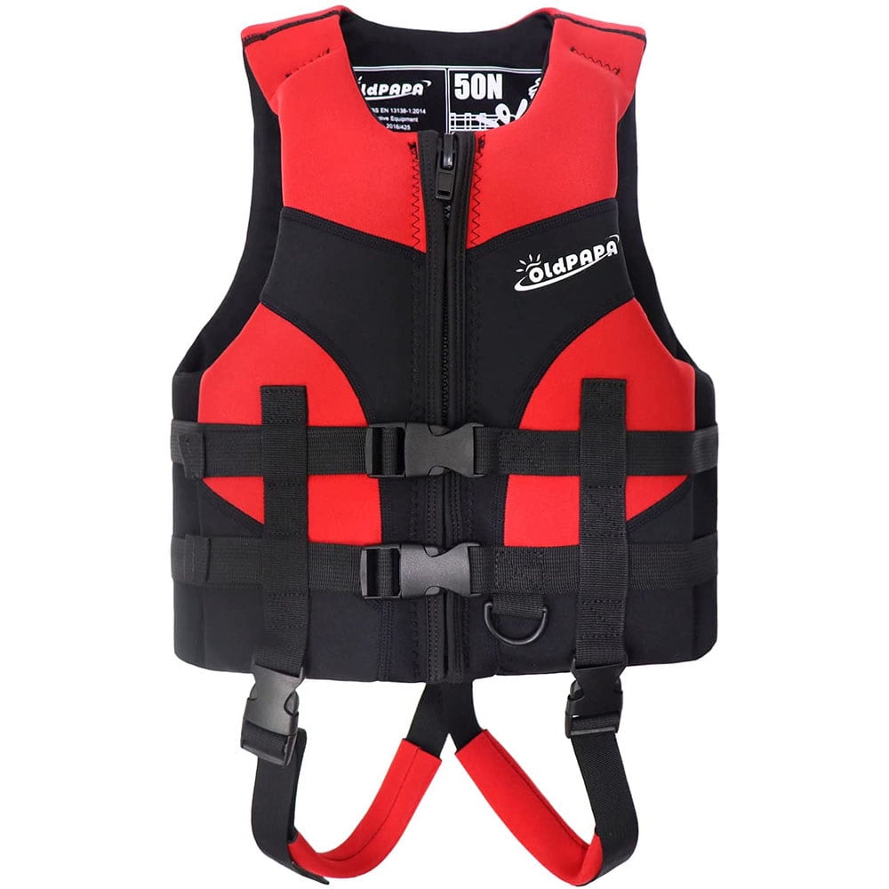 Oldpapa Children Float Life Jacket - Neoprene Flotation Swimwear Vest ...