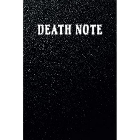 Death Note Notebook: Blank Lined Notebok Journal | Walmart Canada