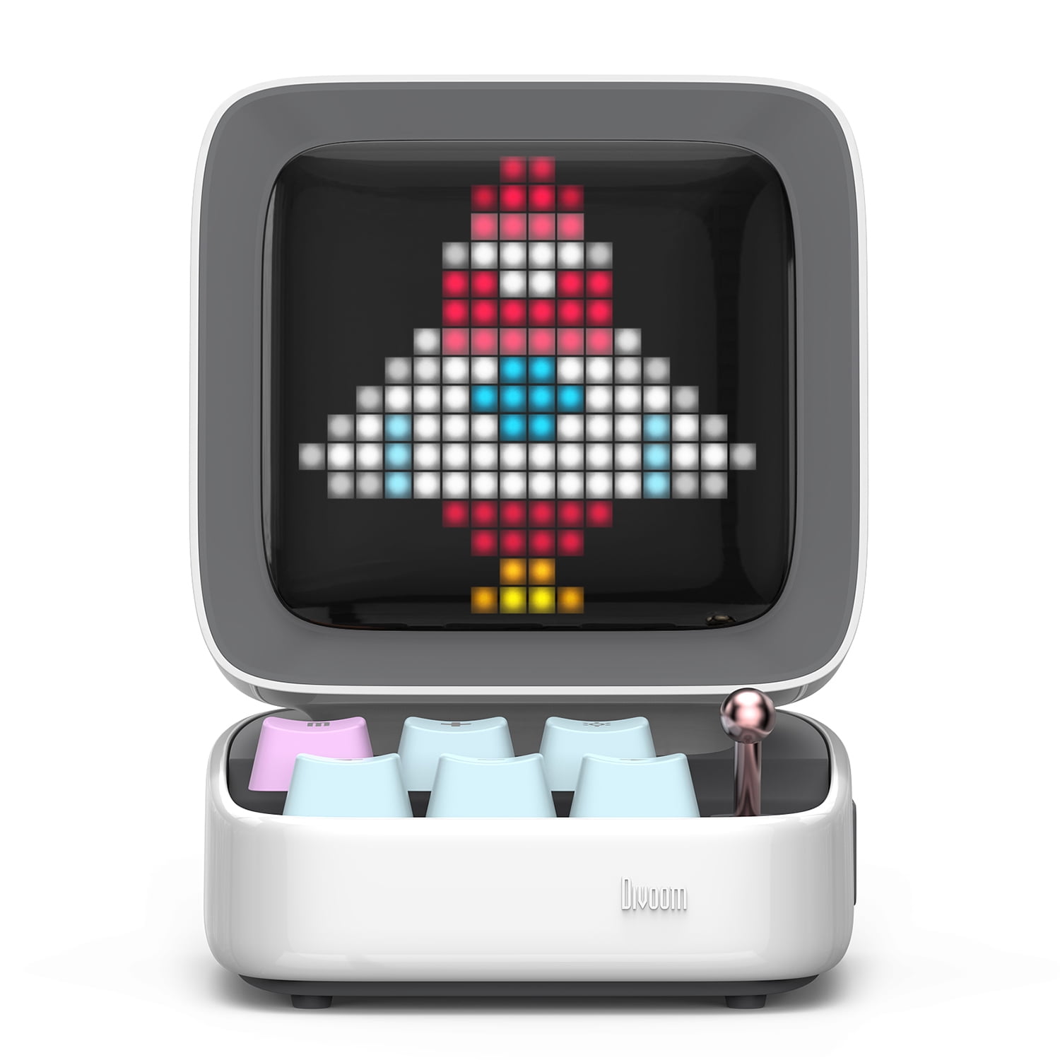 Divoom Ditoo Plus Wireless Pixel Art Speaker - White | Walmart Canada