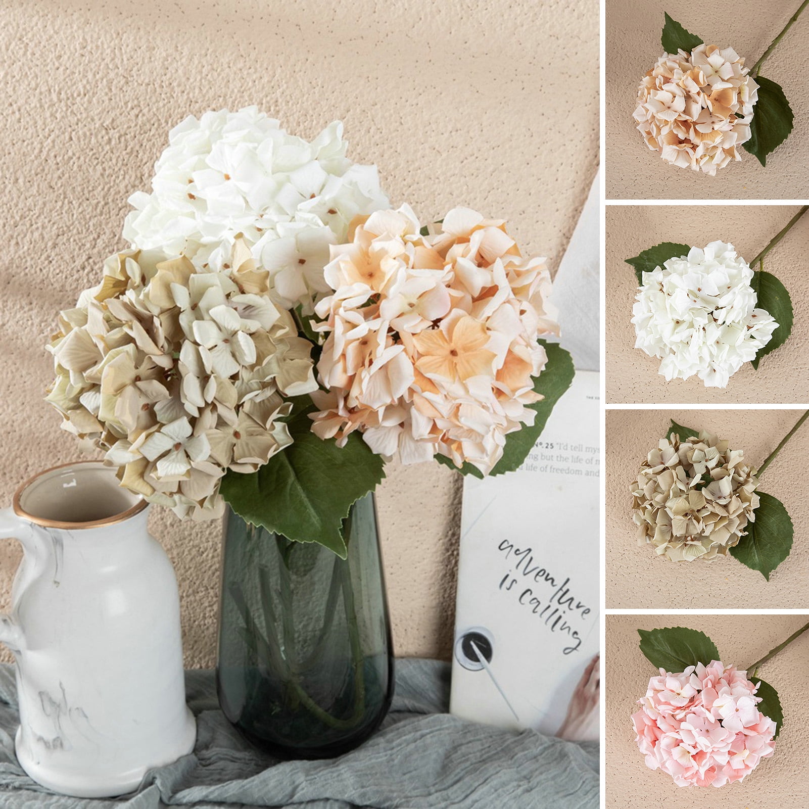 Hesroicy Artificial Flower Romantic Realistic No Watering Simulation ...