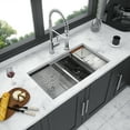Undermount Sink- 30" x 19" x 10" Double Bowl (50/50) Kitchen Sink 16 ...