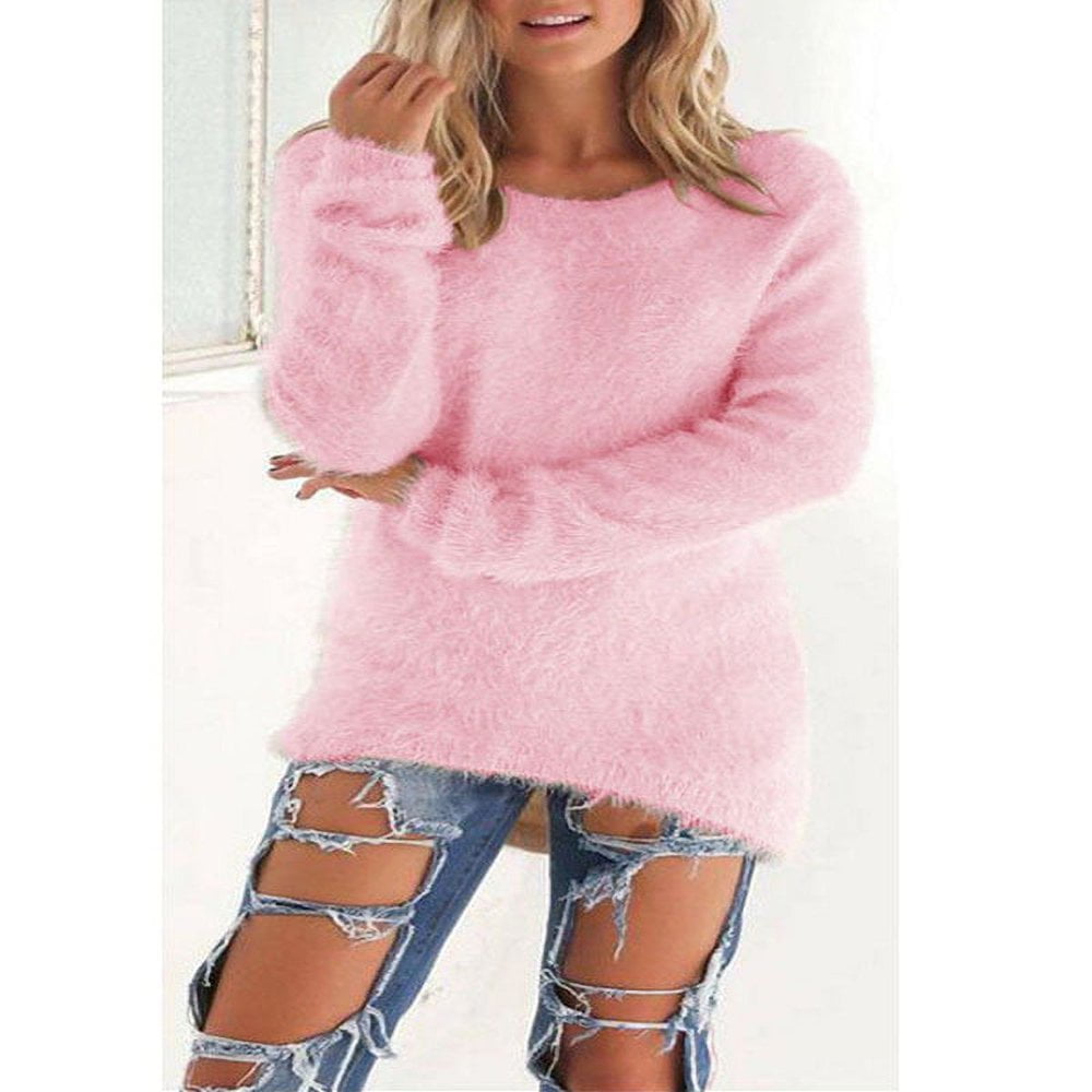 Click here for Generic Women Winter Fleece Fluffy Sweater Jumper... prices