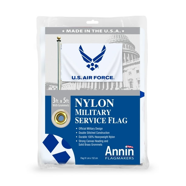 Annin Flagmakers Air Force Wings Flag 3x5 ft. Nylon SolarGuard Nyl-Glo ...