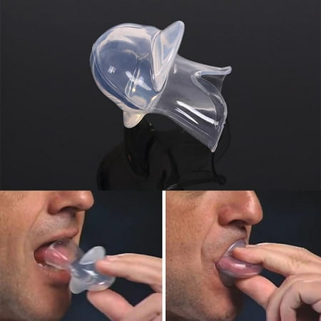 Silicone Anti Snore Tongue Retaining Device With Case Stop Snoring ...