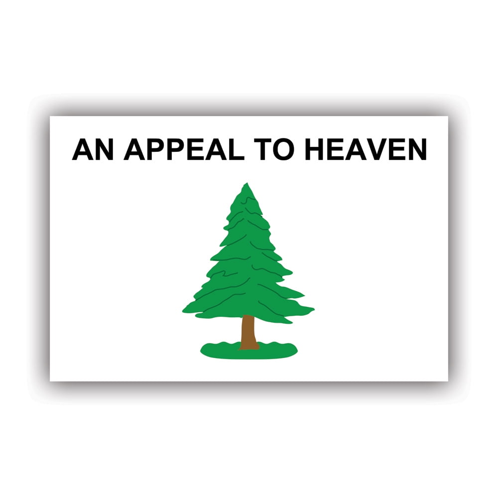 Appeal to Heaven Flag Sticker Decal - Self Adhesive Vinyl ...