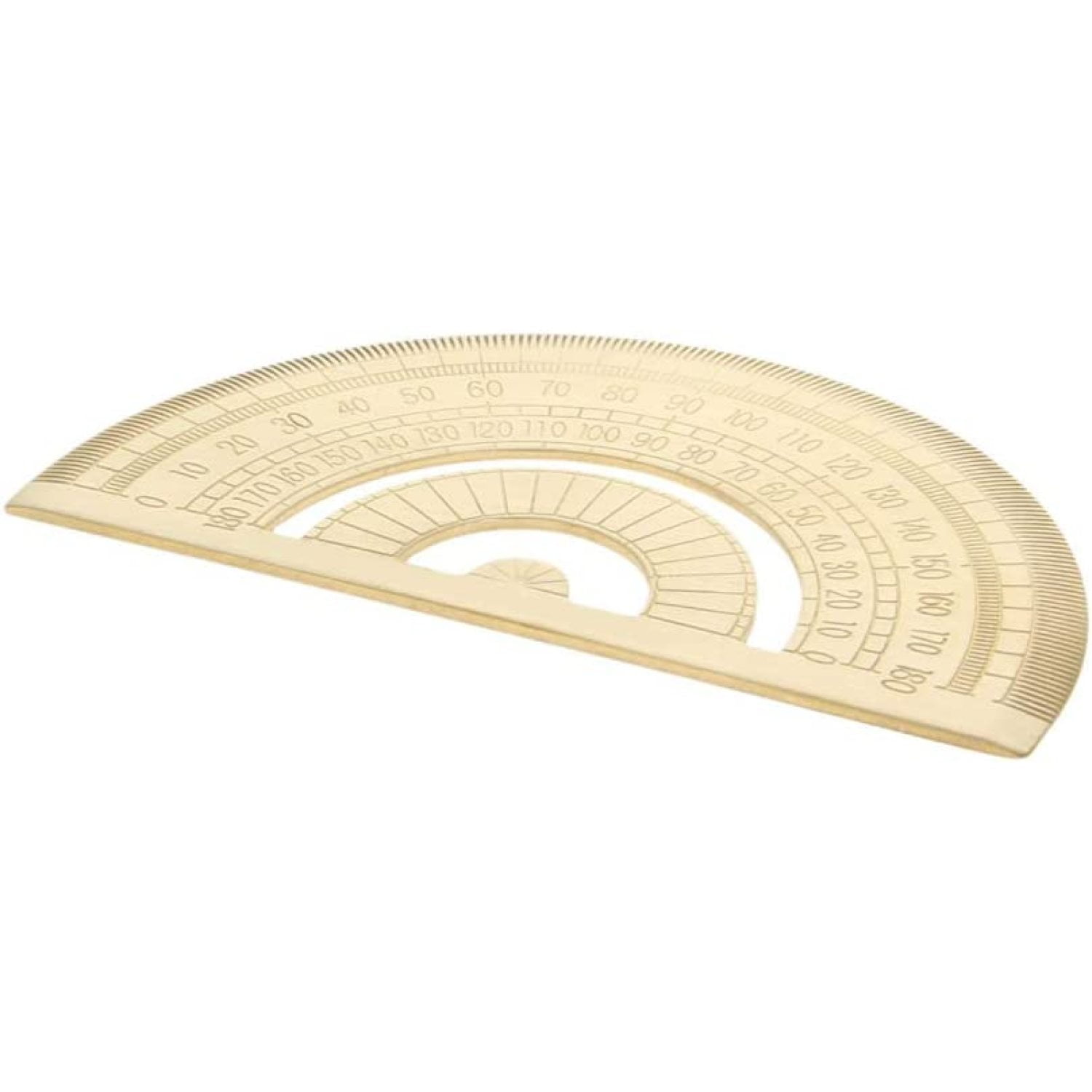 CintBllTer Protractor, Brass Protractor, Measuring Tool for Drafting ...