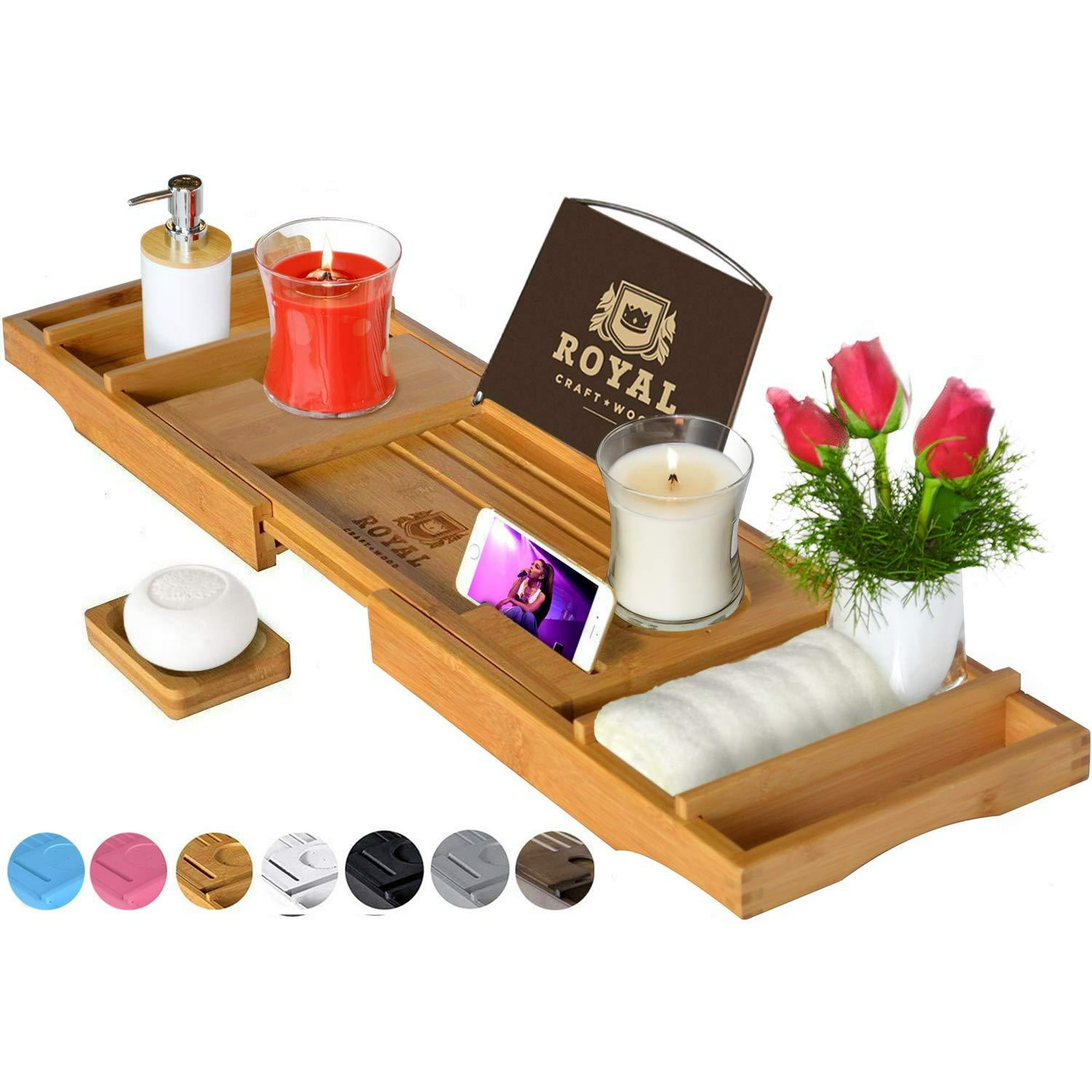 Click here for Royal Craft Wood Luxury Bathtub Caddy Tray  One Or... prices