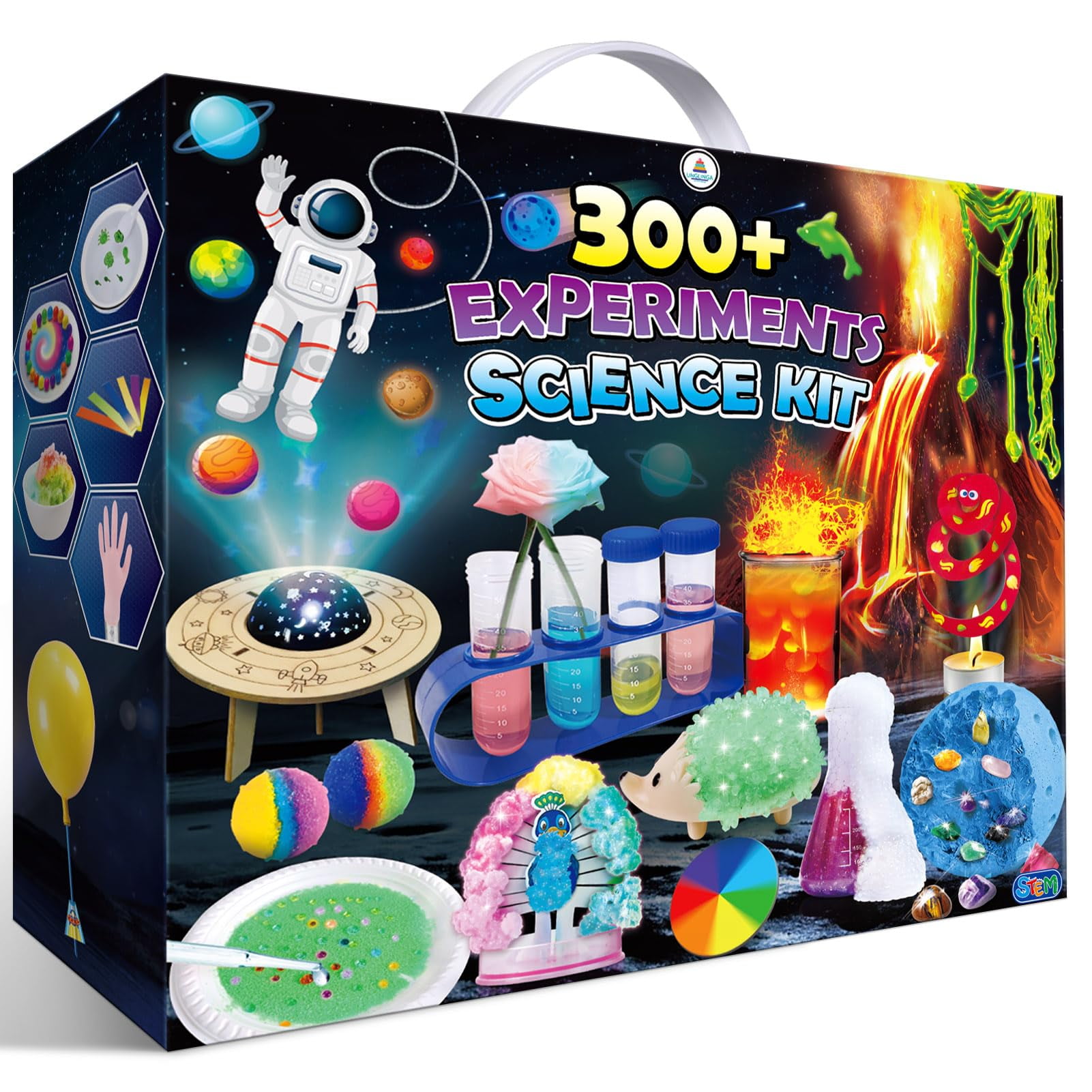 Kit científico UNGLINGA para más de 300 experimentos con manual de ...