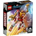 LEGO Marvel Iron Man Mech Armor Set 76203; Play-and-Display Kit for ...