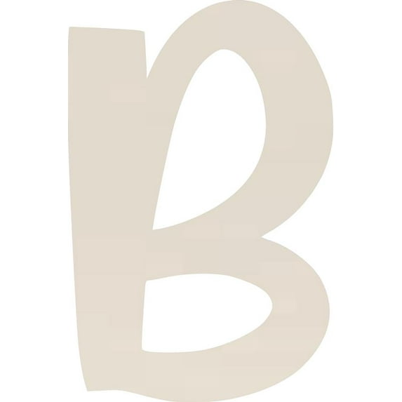 Acrylic Letter B Blank Craft, 10'' Tall White Custom Wedding Reception Signage, DIY - Walmart.com