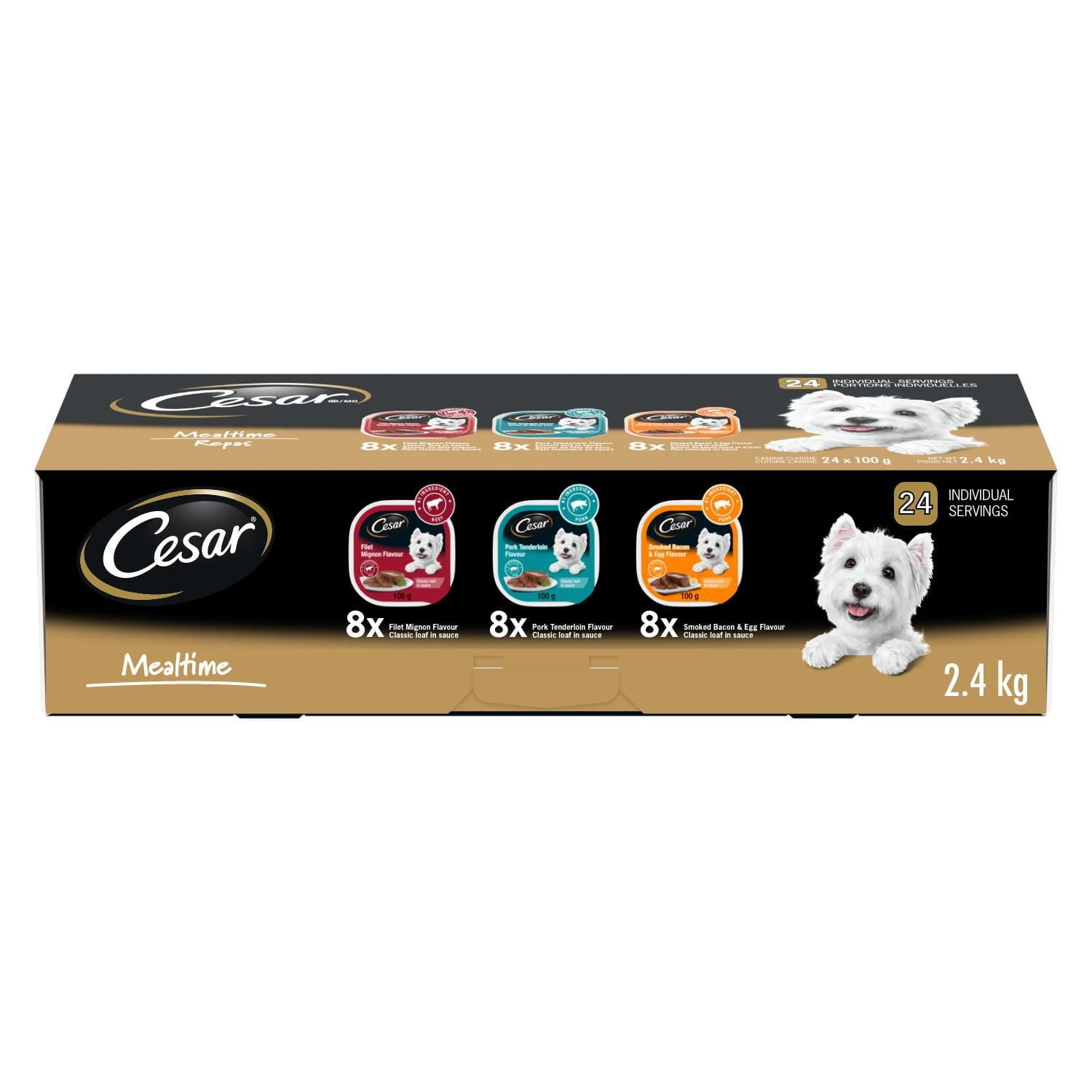 Click here for Cesar Classic Loaf In Sauce Wet Dog Food Mealtime... prices