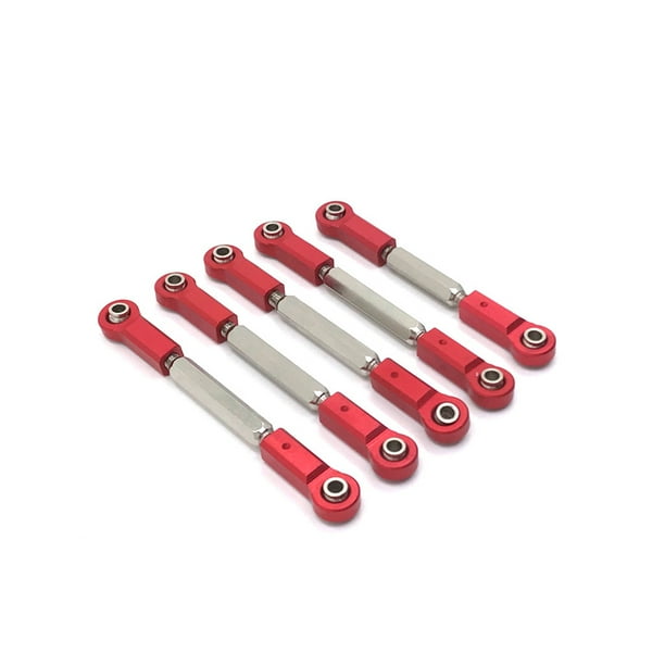 Wweixi 5 Pieces 1/10 Scale RC Car Steering Linkages Model Vehicle Pull ...