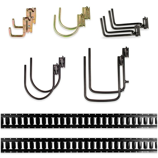 DC Cargo Mall E-Track Organization Kit - 12 Pieces: 5 ft Black E-Track ...
