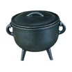 Triquetra 4.5" Small Cast Iron Cauldron with Lid and Carry Handle for Spells, Smudging, Ritual ...