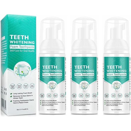 Whitening Foam Toothpaste, Mouthwash, Teeth Mousse Foam Baking Soda ...
