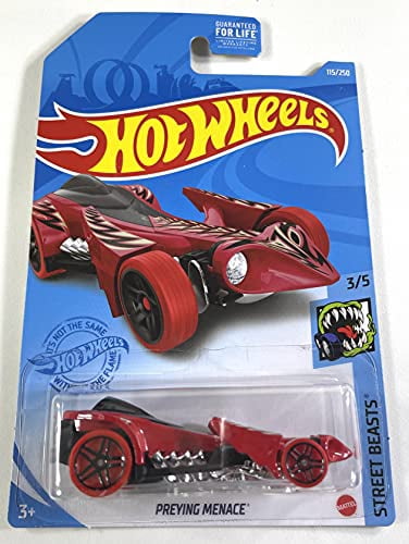 Hot Wheels Preying Menace (Red) 2021 Street Beasts - Walmart.com