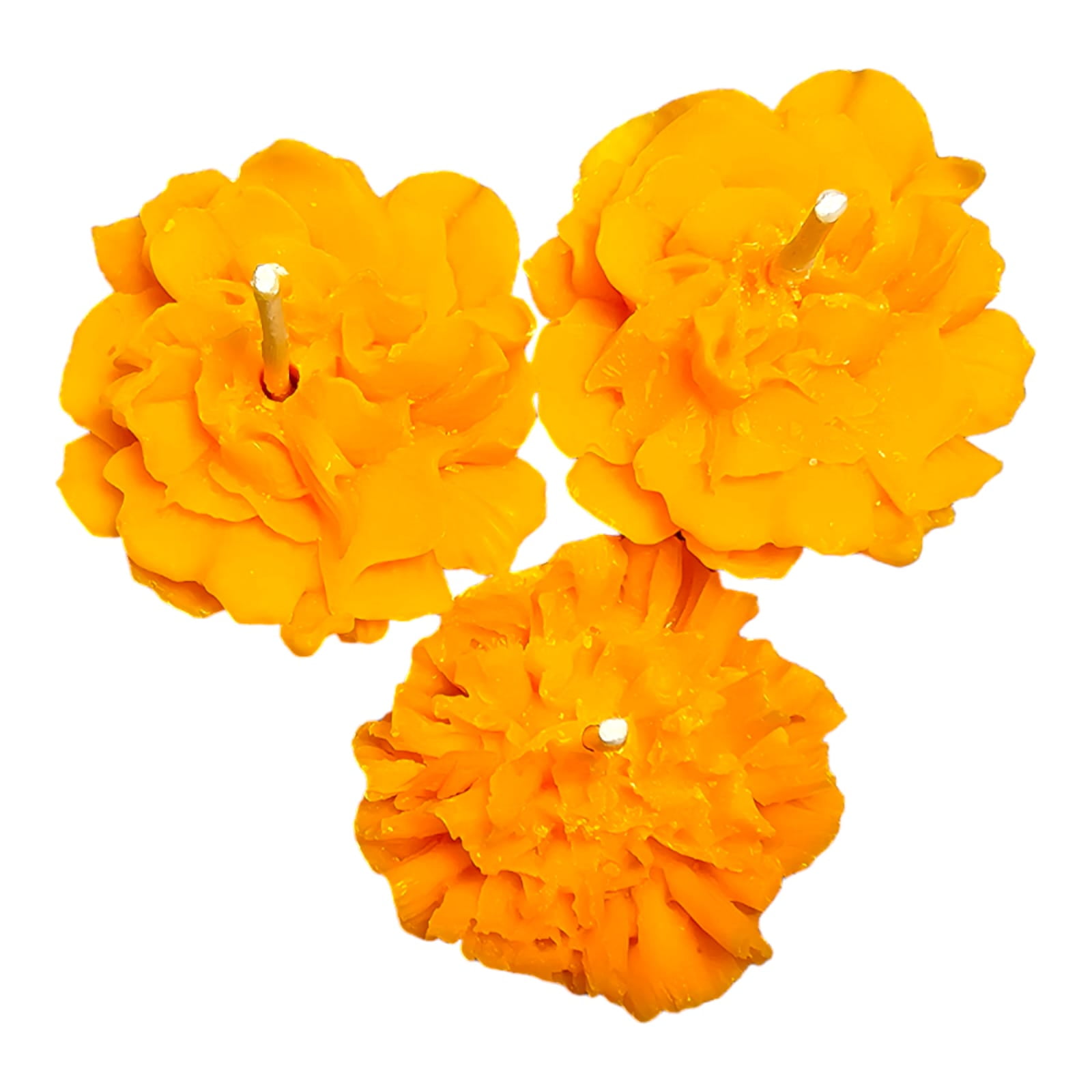 VELA AROMÁTICA FLORES DE CEMPASÚCHIL KIT3 | Bodega Aurrera en línea