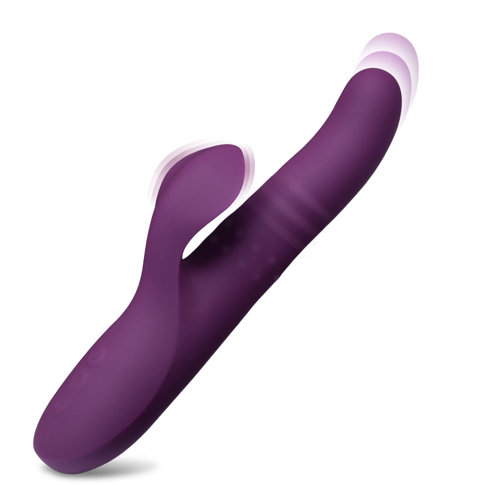 Simzone Thrusting Rabbit Vibrator Waterproof Rechargeable Adult