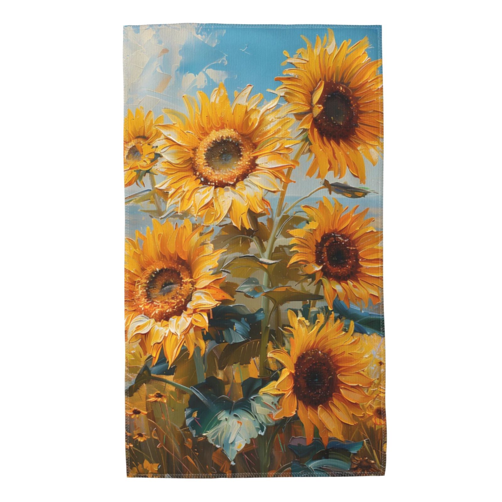 Fotbe Sunflower Field Art Toalla Premium con Patrón, Toalla de ...