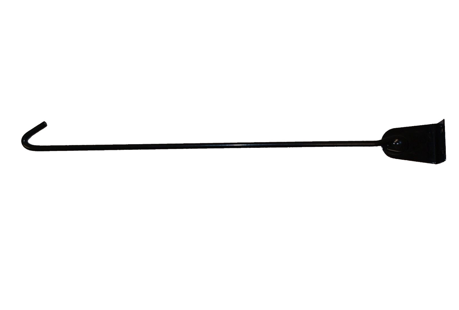 Garden Flag Post 15" Solid Steel New Version Heavy Duty Gloss Black ...