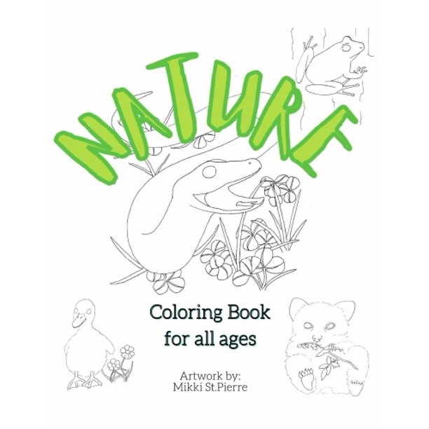 Nature coloring book for all ages - Walmart.com