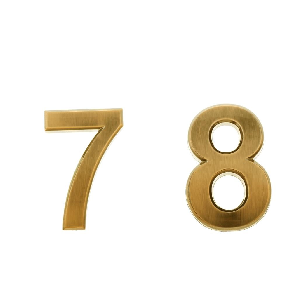 2 Pieces Plaques Door Address Signs Mailbox Numbers Tag Plaques ...