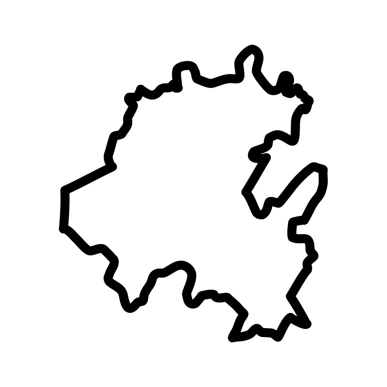 Hidalgo State Shaped Sticker Decal Die Cut - Self Adhesive Vinyl - Weatherproof - Made in USA ...