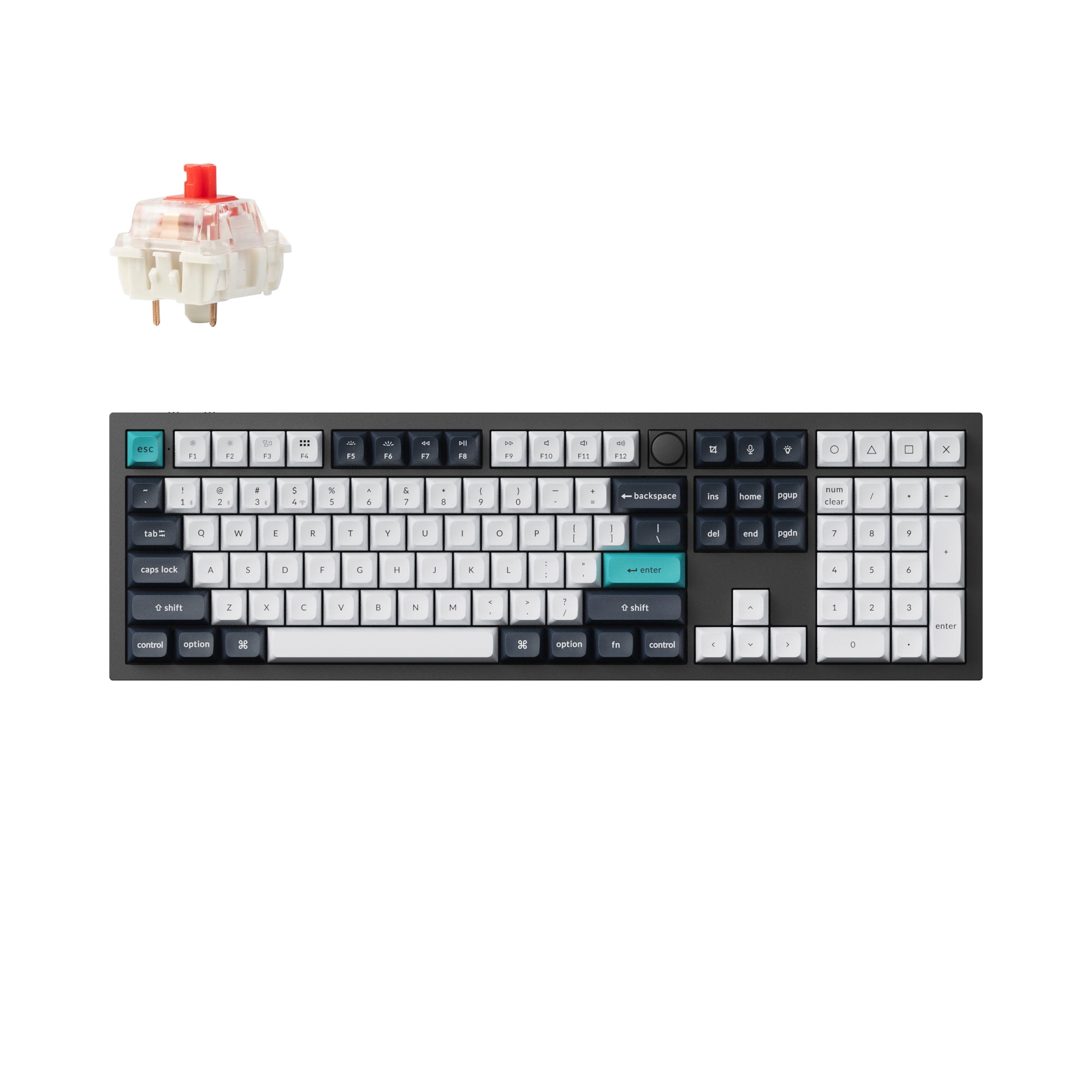 Click here for Keychron Q6 Max Swappable Rgb Backlight Brown Swit... prices