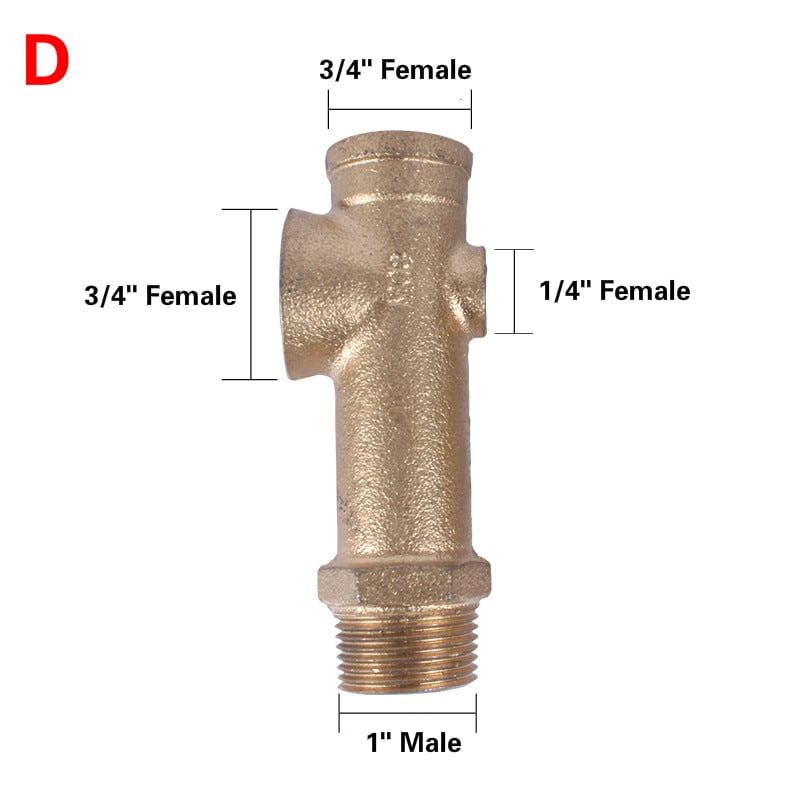 Brass Pipe Fittings Water Pump Pressure Control Switch Adapters For ...