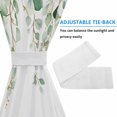 Eucalyptus Leaves Door Curtains for Door Window, French Sidelight Front ...