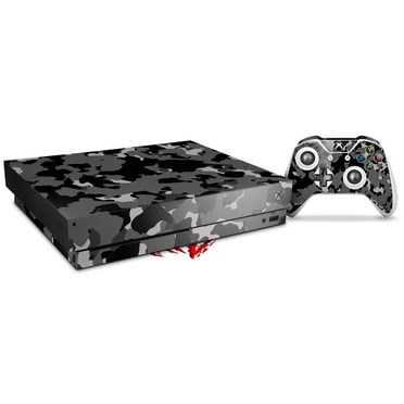 Skin Wrap for XBOX One X Console and Controller Smooth Fades Red Black ...