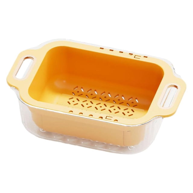Double Drain Basket | Stretchable Double Layer Drain Basket ...