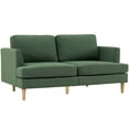 Gericco Green Loveseat Sofa, Mid Century Modern Furniture for Living ...