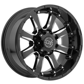 Vision D Window 16x8 8x165.1 -6et Gloss Black Wheel - Walmart.com