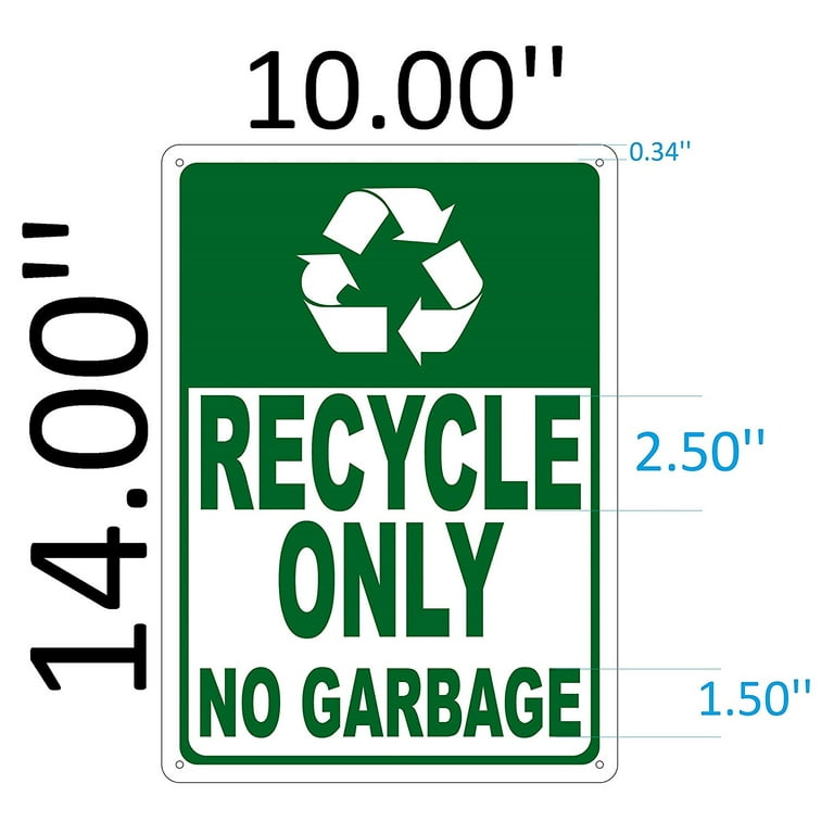 Printable Recycling Signs Free