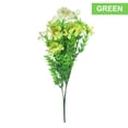 15 Heads Artificial Flowers Plastic Fake Plants Wedding Garden In ...