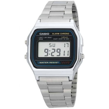 Casio Men's Classic Stainless Steel Digital Watch A178WA-1A - Walmart.com