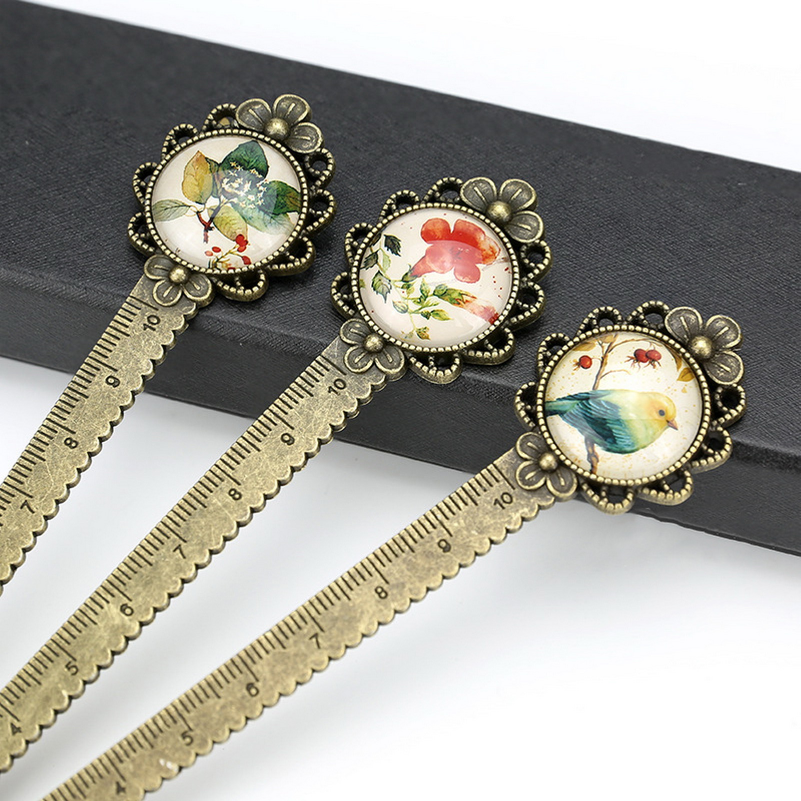 Manunclaims Creative Shapes Precise Scale Number Retro Bookmark Flower ...