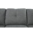 Hommoo 4-Seat Linen Sectional Sofa Sets, L Shaped Flippable Backrest ...
