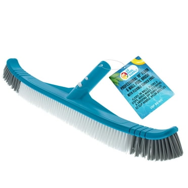 "U.S. Pool Supply Professional 18"" Aluminum Pool Brush with Cleaning ...