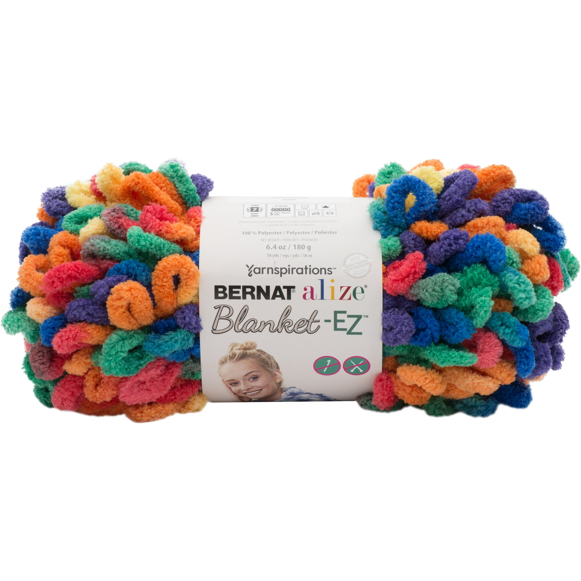 Click here for Bernat Alize Blanket-Ez Yarn  Polyester #7 Jumbo... prices