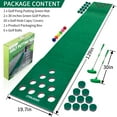 Crestgolf Putting Green 20 Hole Covers Golf Game Golf Training Mat with ...
