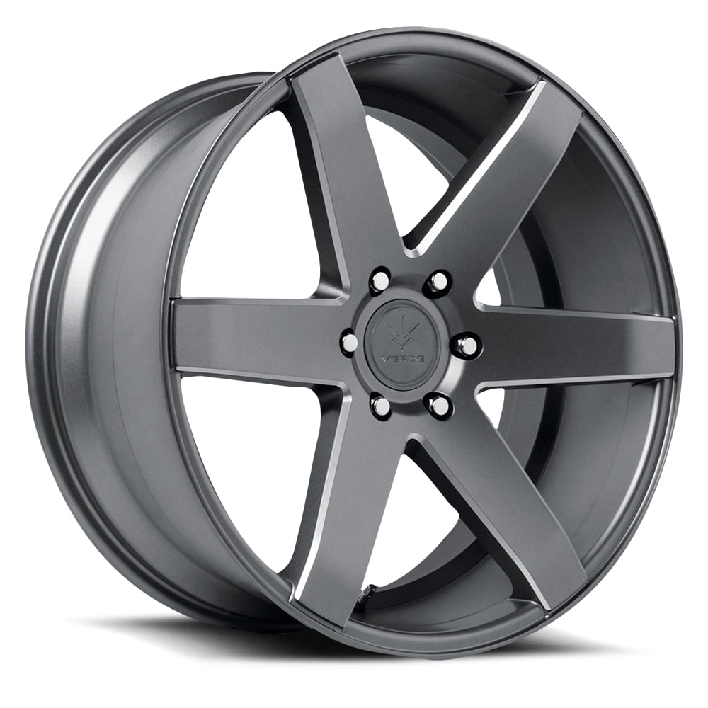 Verde Wheels - V24 Invictus Matte Graphite/Milled Windows Wheel (20x9 ...